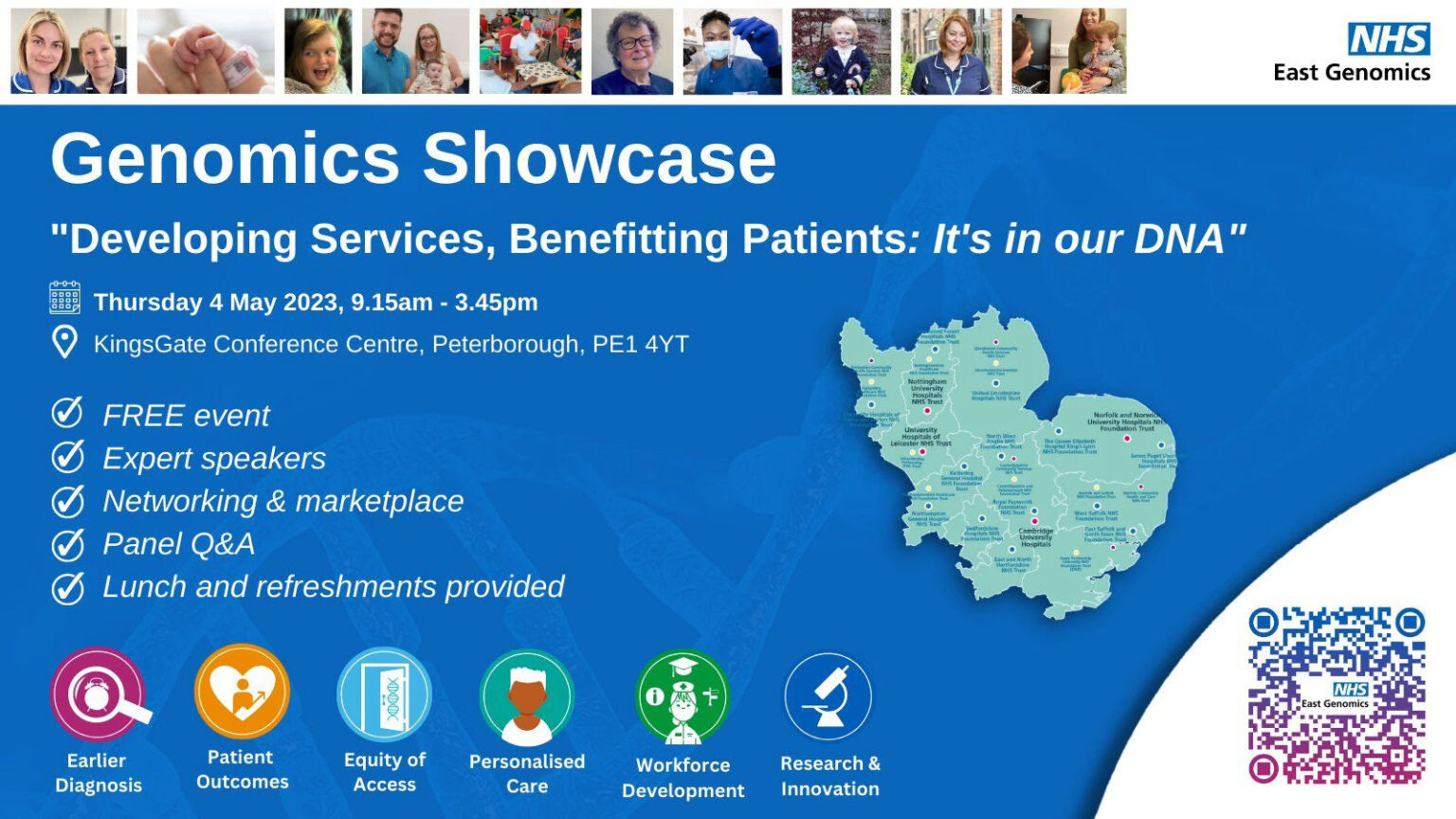 NHS East Genomics Showcase - M4RD