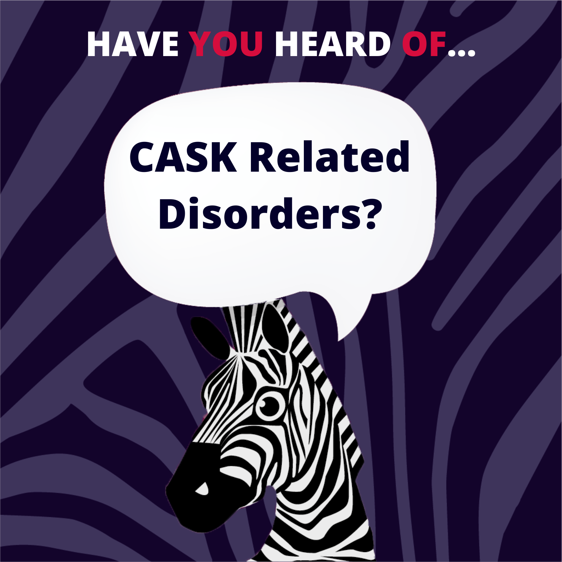 Mystery Monday: Have YOU heard of CASK-Related Disorders? - Medics For ...